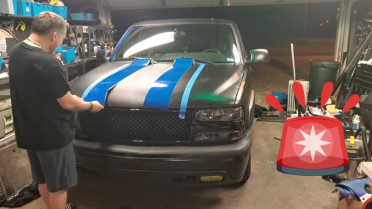 Installing Vinyl Racing Stripes - YouTube