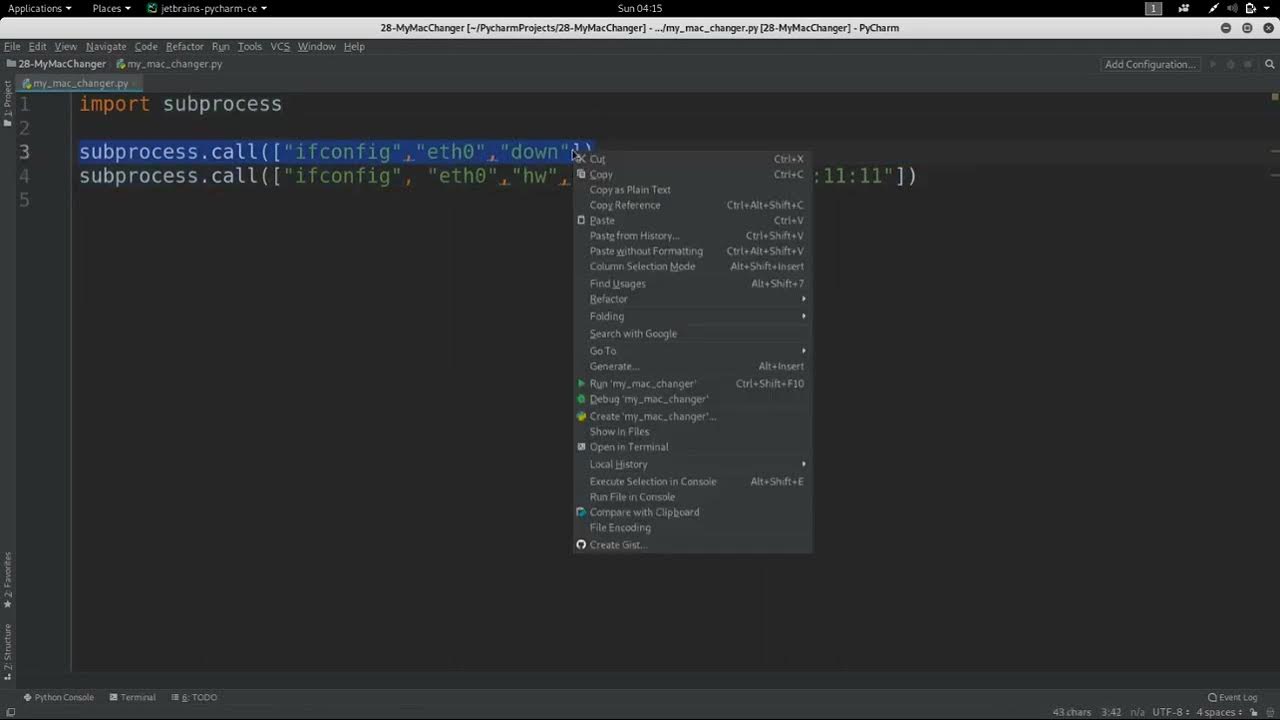 5 Using Subprocess Ethicalhacking Youtube Subprocess Youtube