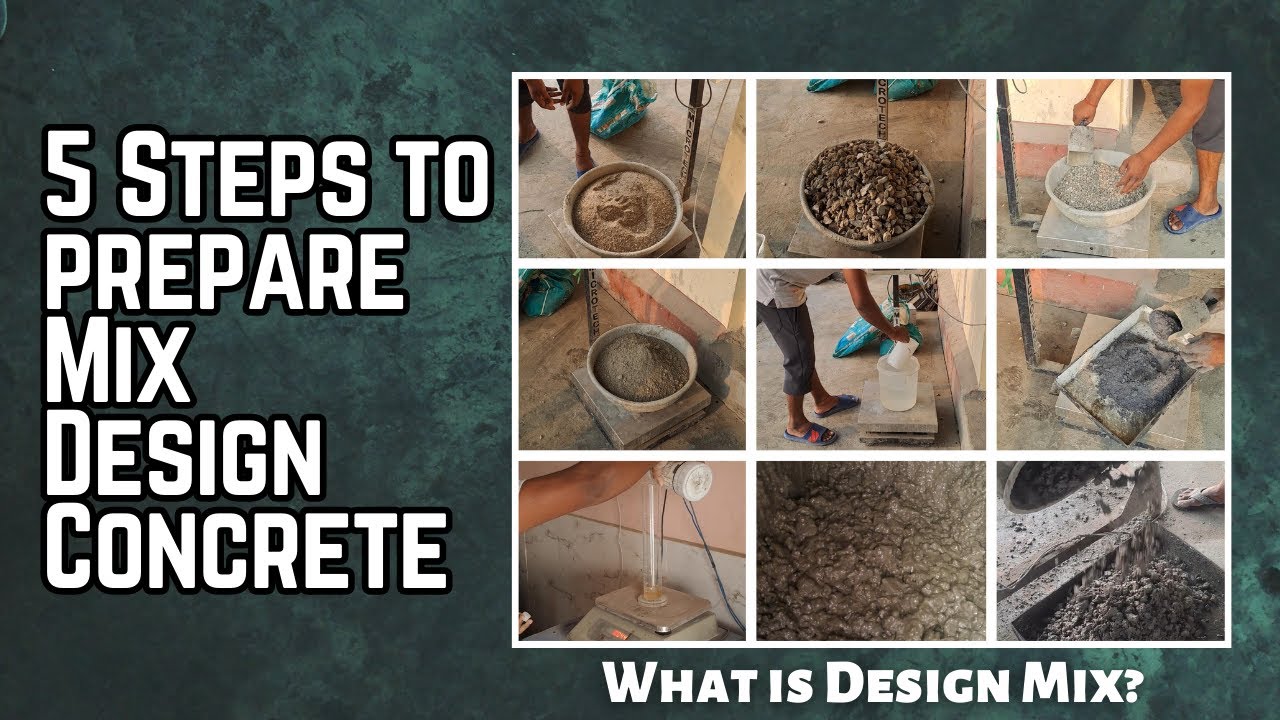 What is Design Mix Concrete? | 5 Steps to Know How Design Mix Concrete ...