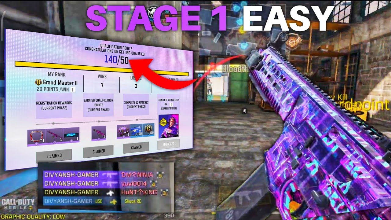 3 Tips और Tricks to Easily Clear Cod Mobile WC 2023 Stage 1 | Cod ...