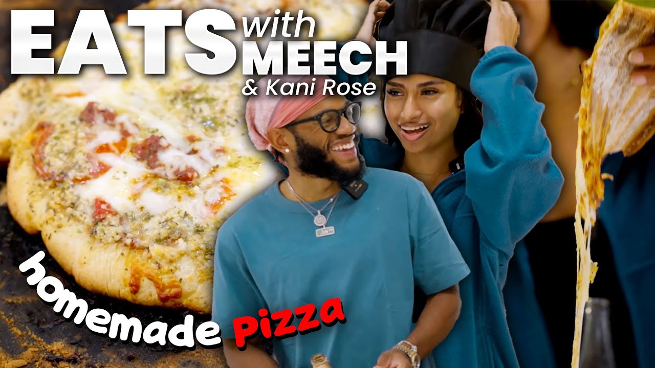 Easy Homemade Pizza W Kani Rosi Eats With Meech Youtube