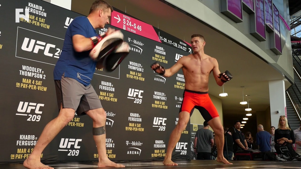 UFC 209: Stephen Thompson Open Workout Highlights - YouTube