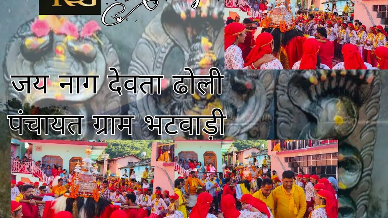 जय नाग देवता ढोली ग्राम भटवाड़ी 3 वर्ष बाद 16 गांव इडवालस्यू #nagdevta# ...