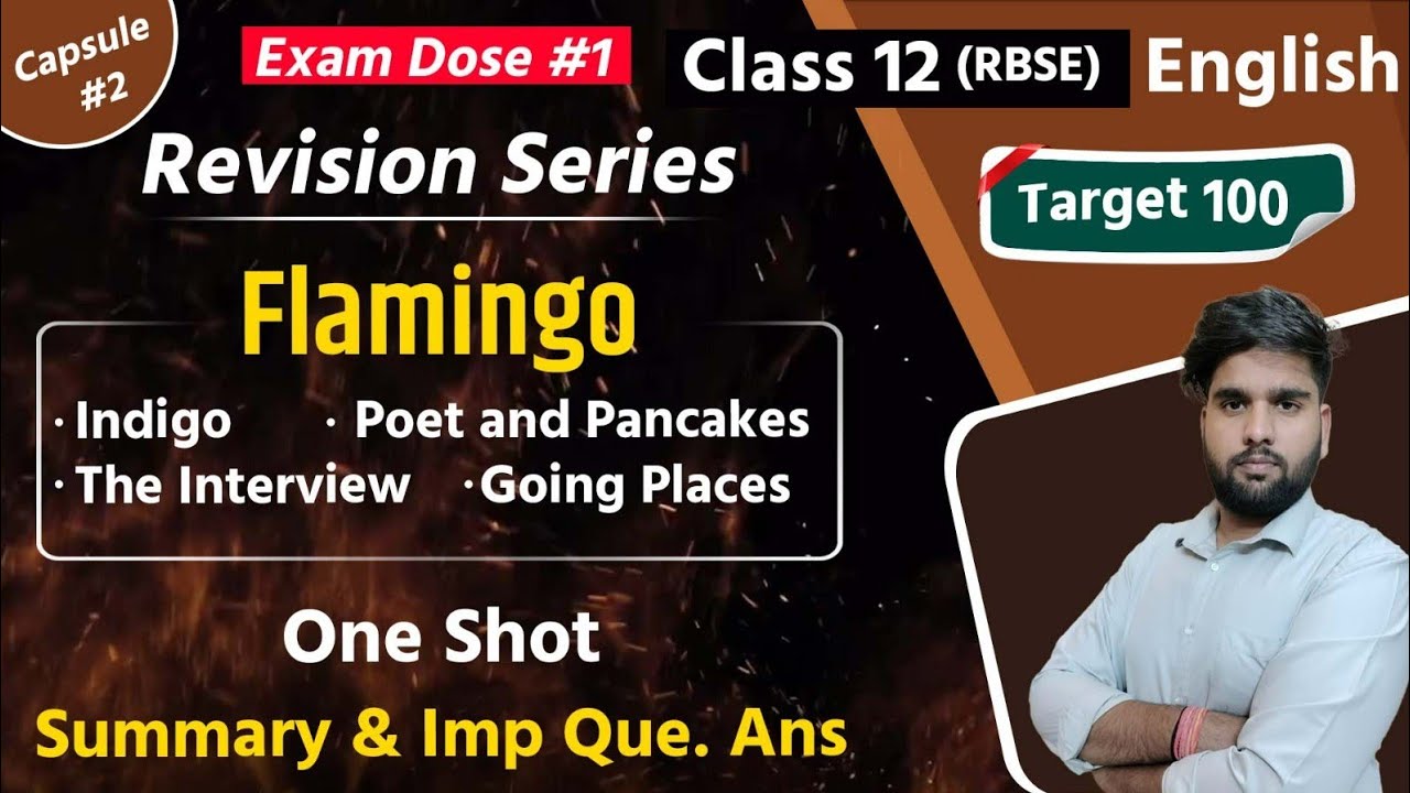 English | Class 12 | Revision Series | Exam Dose 2 | RBSE | Board Exam ...