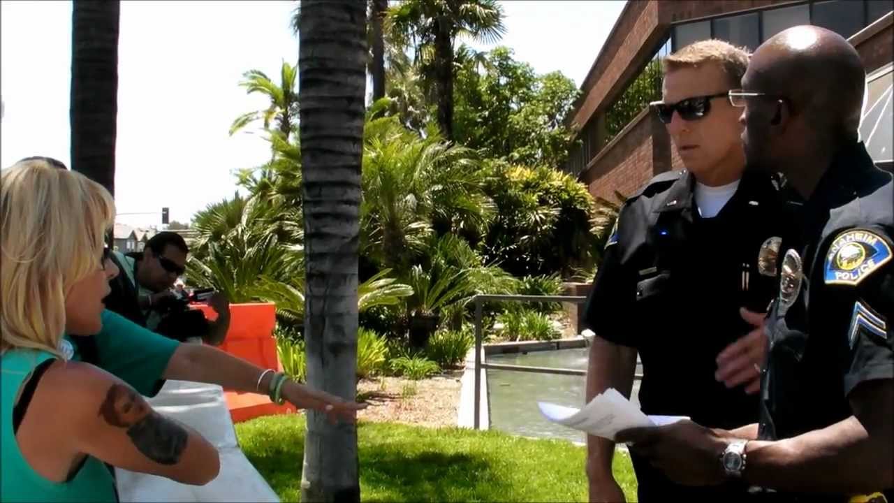Kelly's Army Keeping the Peace in Anaheim - YouTube