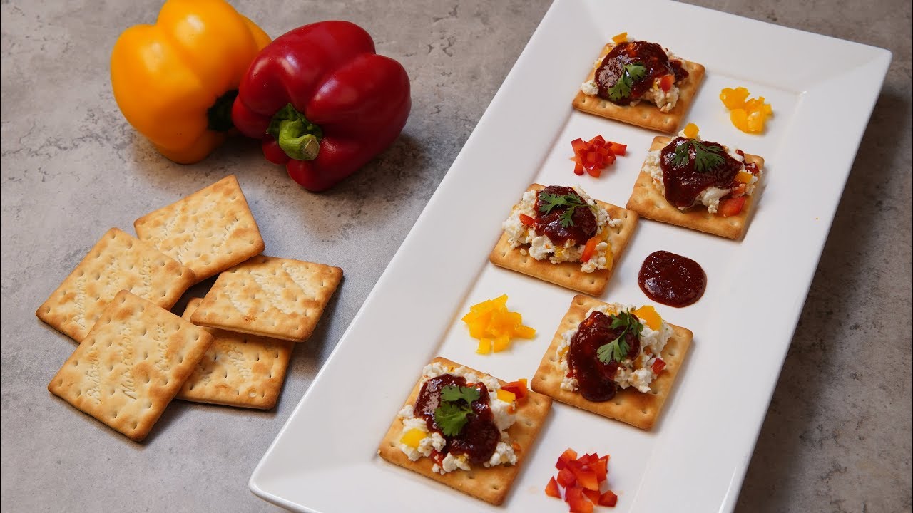 Crispy Cracker Bites - YouTube