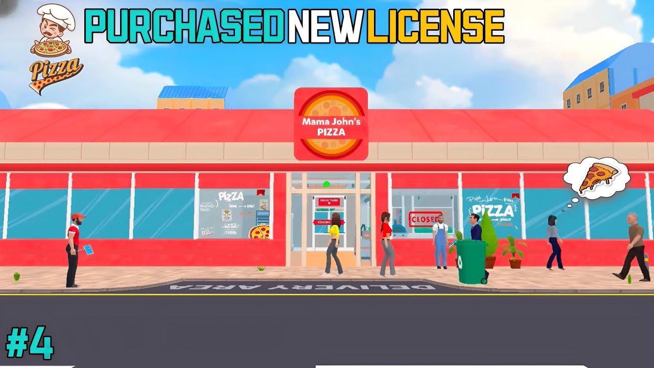PURCHASED NEW LICENSE OF PIZZA | PIZZA SHOP SIMULATOR GAMEPLAY #4 - YouTube