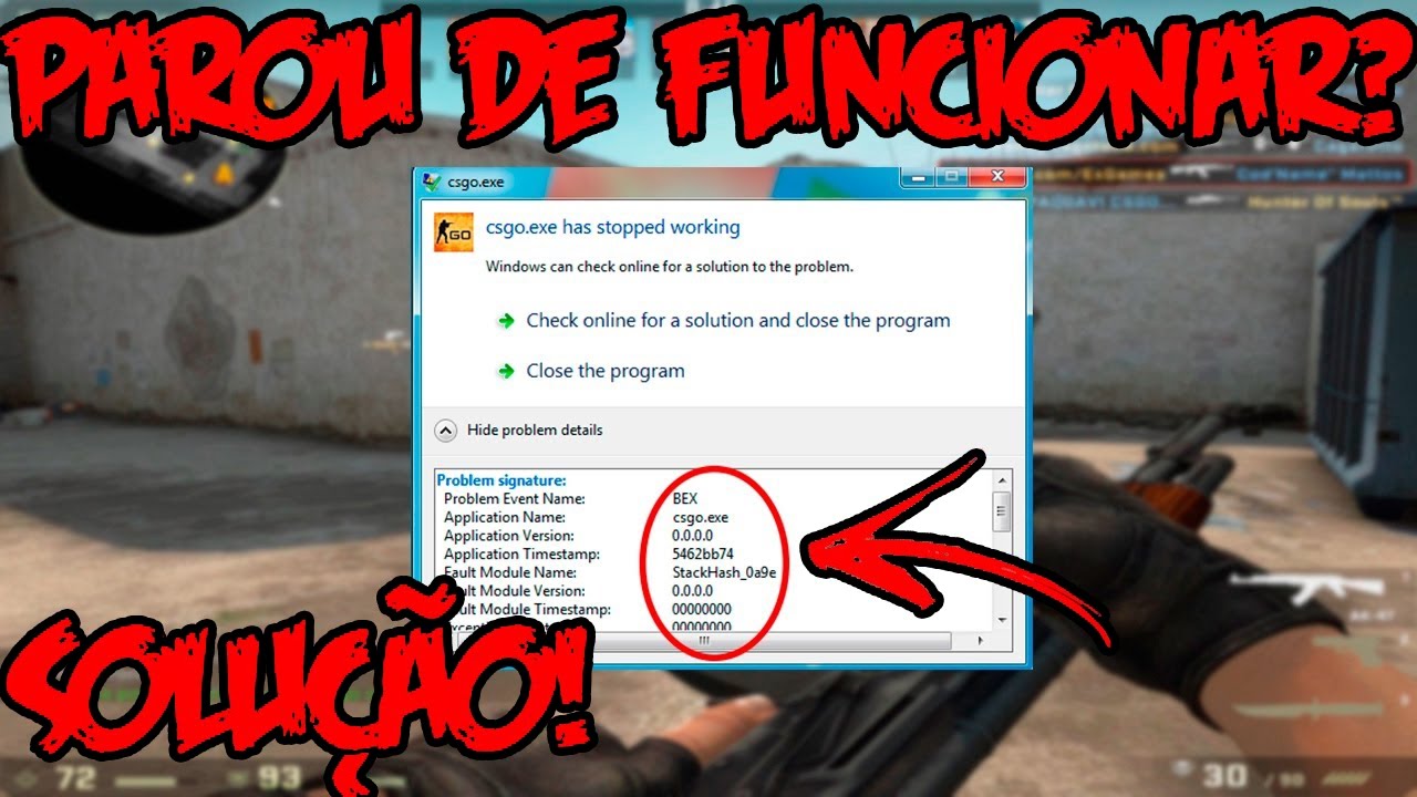 CS:GO Parou de funcionar? Veja como resolver! - CS:GO tutorial #11 ...