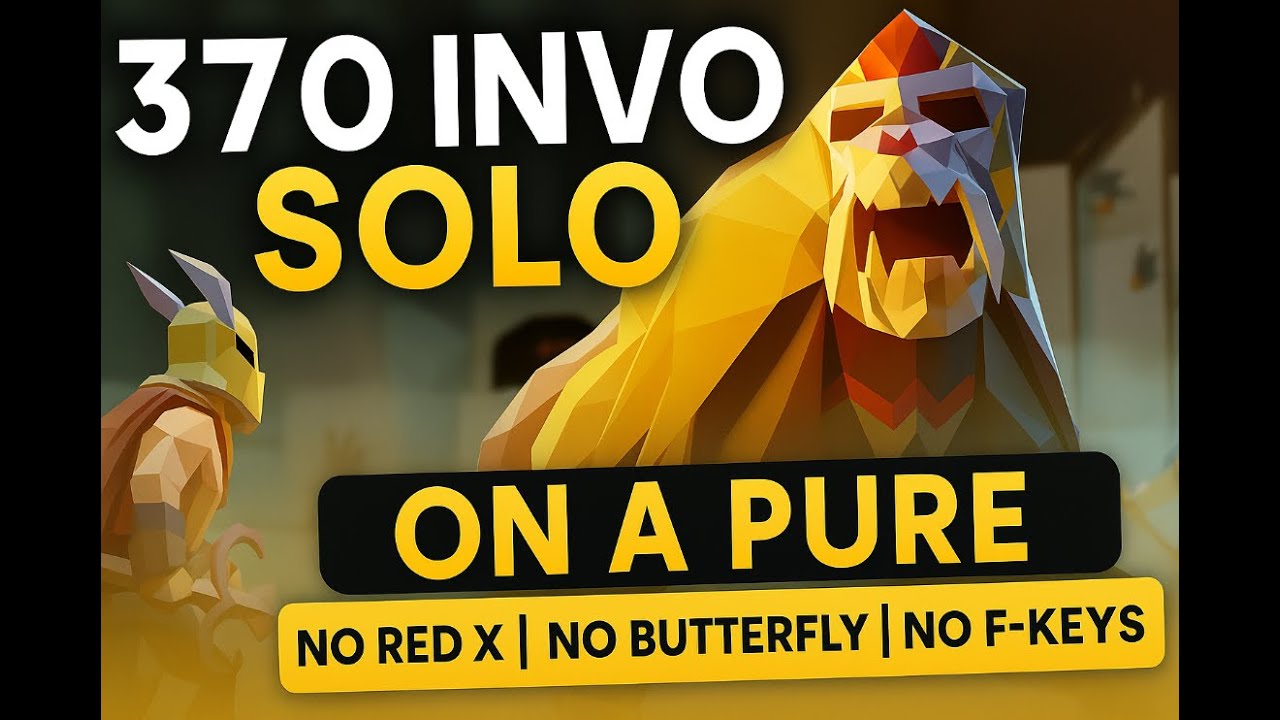 OSRS 370 ToA Solo on Pure | No Red X, No Butterfly, No F-Keys – Full ...