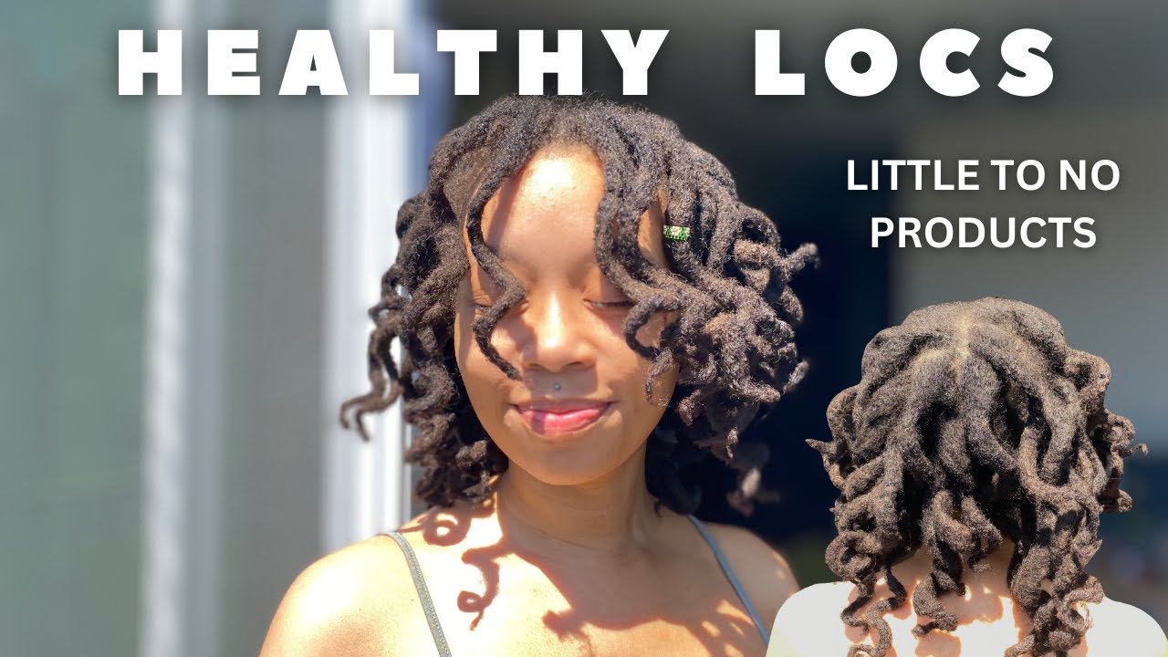 How I Grow Thick and Healthy Locs Using Minimal Products | No More Oil ...