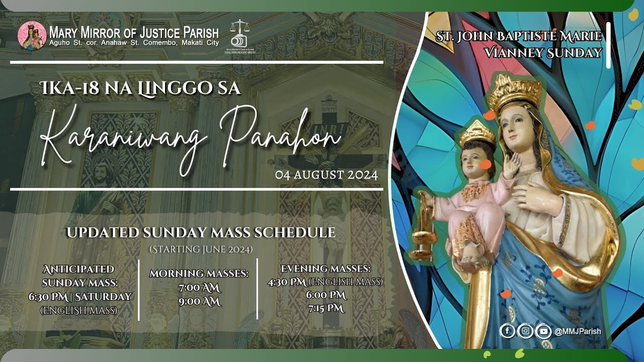 IKA-LABING WALONG LINGGO SA KARANIWANG PANAHON | Priest's Day - YouTube