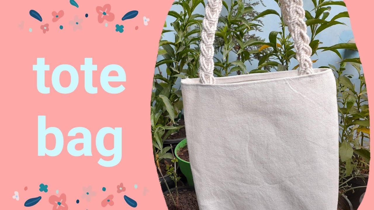 طريقة صنع Tote Bag بشكل جديد اسهل طريقة لصنع توت باج Totebag Youtube