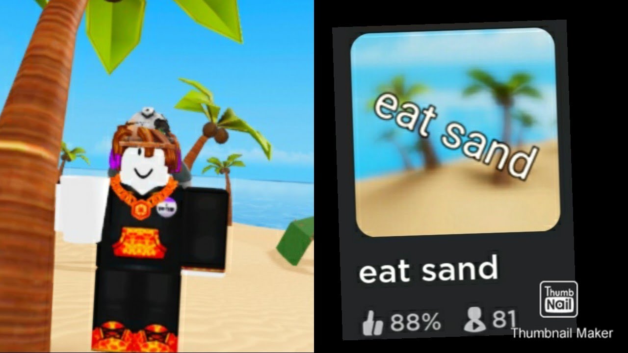 i juts eat sand - YouTube
