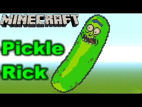 Minecraft Tutorial - How To Build Pickle Rick (Rick And Morty) - YouTube