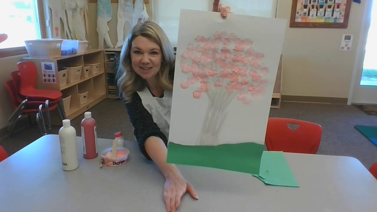 Preschool May 5, 2020 2of3 PROJECT: Cherry Blossom Tree - YouTube
