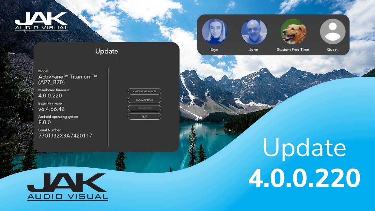 Promethean ActivPanel Titanium - Firmware Update 4.0.0.220 - YouTube