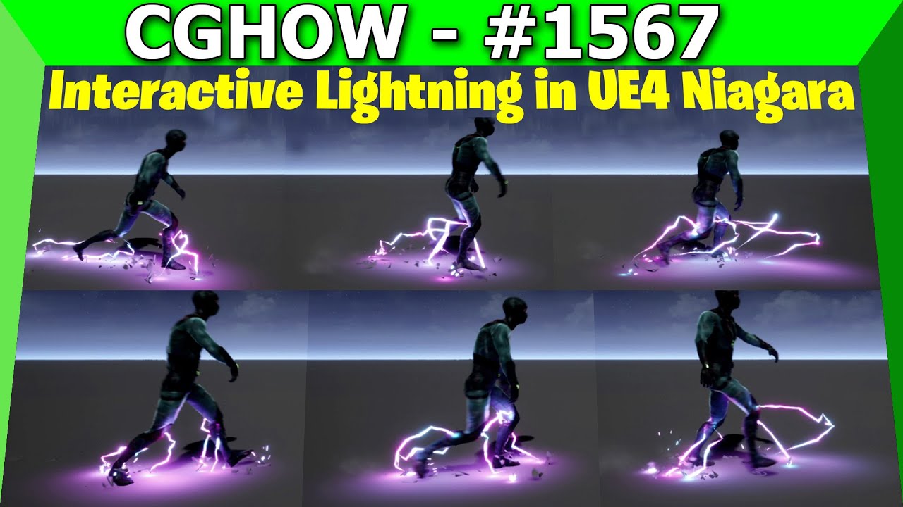 Sneak Peek: Interactive Lightning in UE4.27 Niagara Creation - YouTube