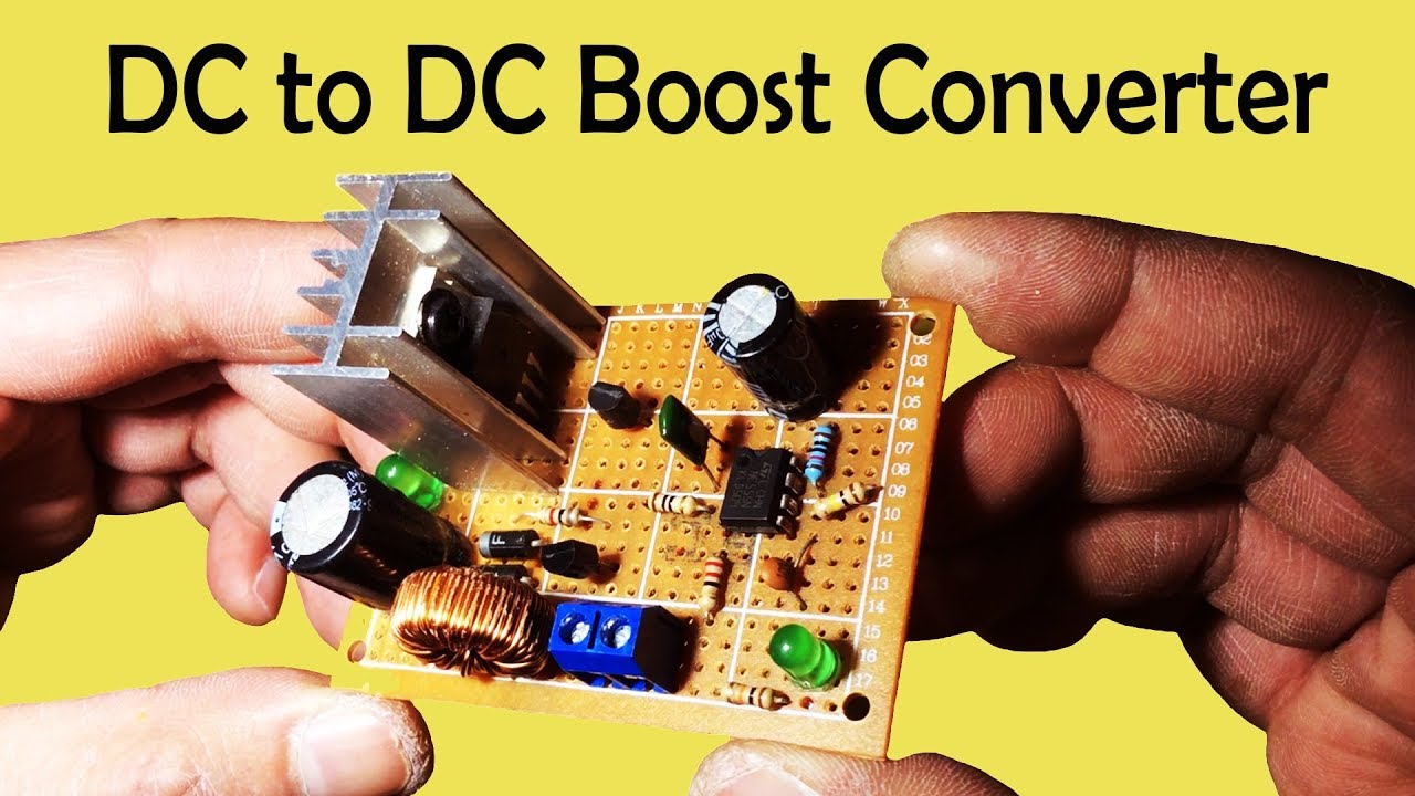 DC to DC Boost Converter - YouTube