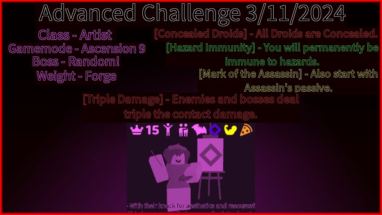 Advanced Challenge 3/11/2024 - Randomly Generated Droids - YouTube