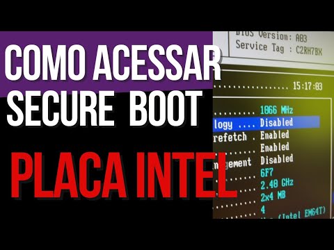 COMO ACESSAR O SECURE BOOT PLACA MAE INTEL - YouTube