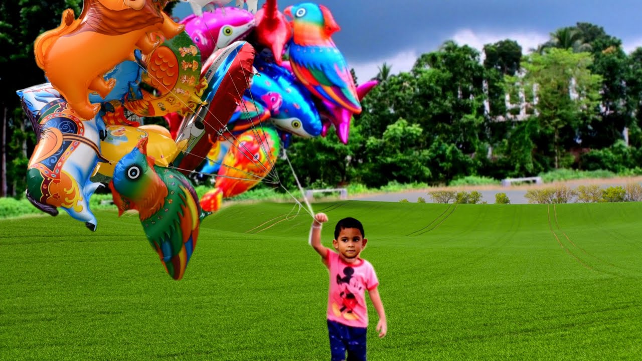Gas balloon | Helium balloon | Gas balloon flying | Hydrogen balloon ...