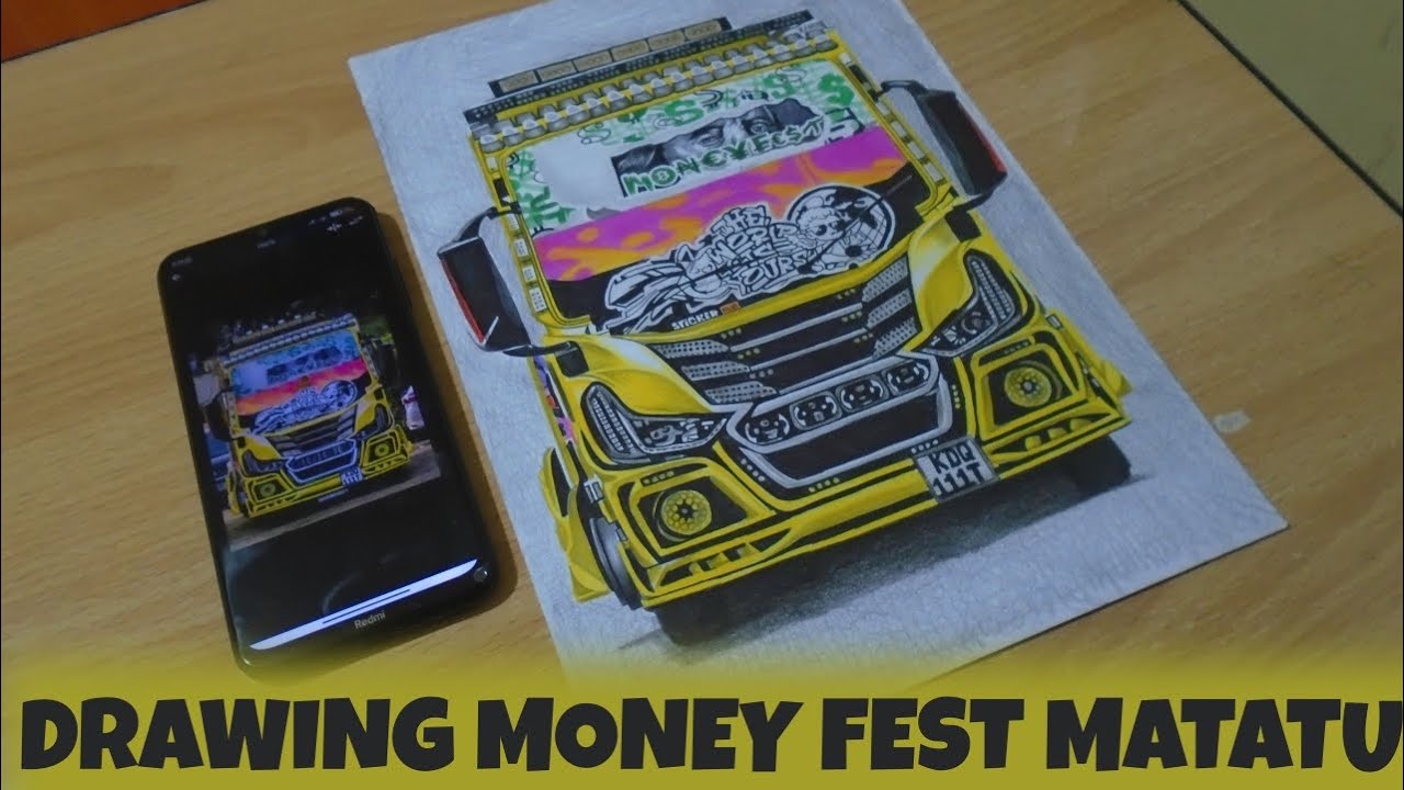 DRAWING MONEY FEST MATATU - YouTube