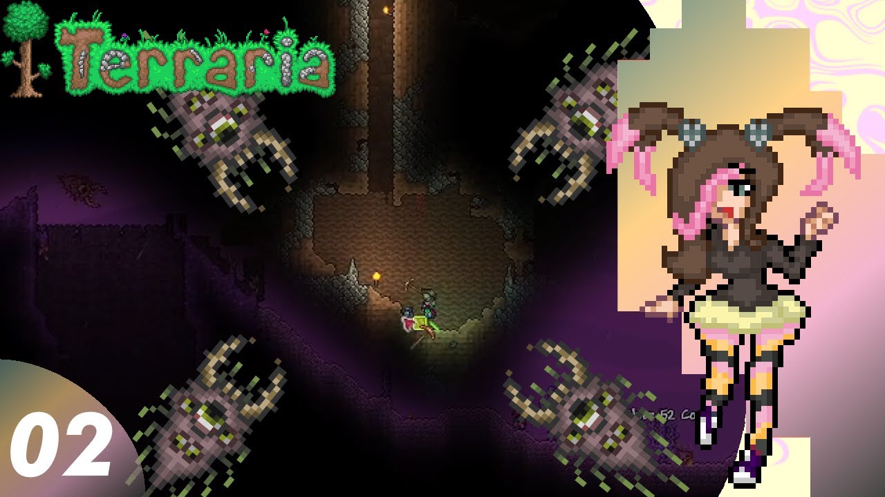 Into the Abyss - Terraria PT 02 (Flamie) - YouTube