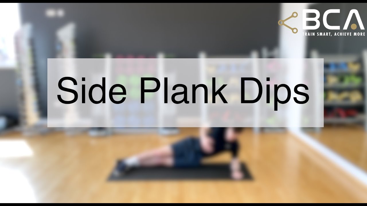 Side Plank Dips | Core - YouTube