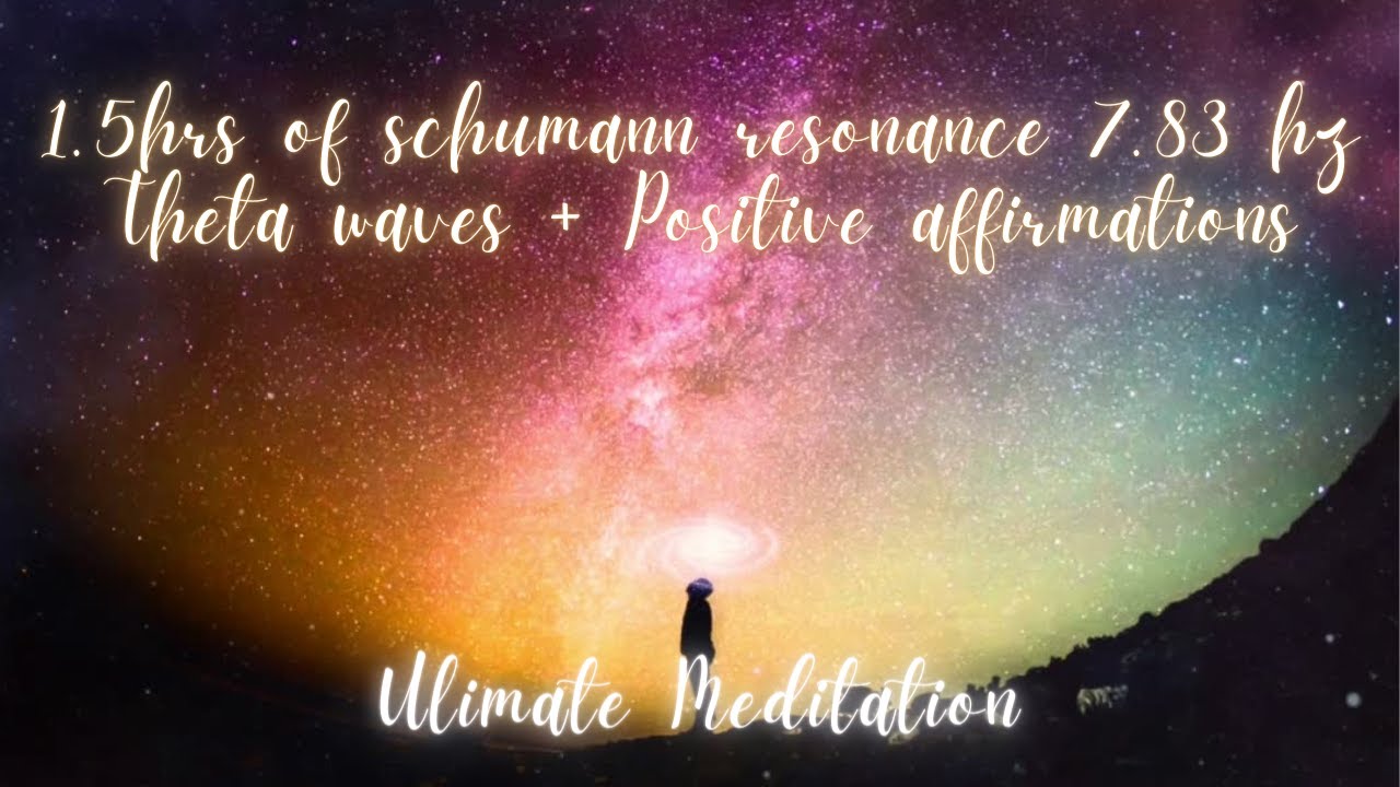 Schumann Resonance 7 83 Hz with positive affirmations - YouTube
