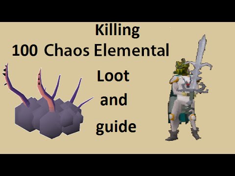 Guide and loot from 100 Chaos Elemental - YouTube
