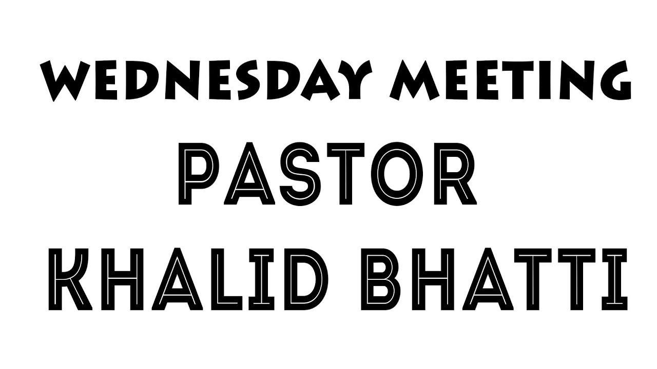 Wednesday Meeting Live - YouTube