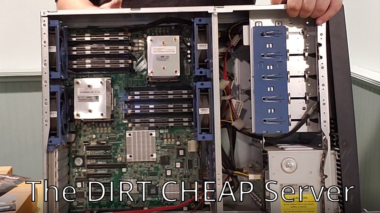 The Dirt Cheap Server Build - YouTube