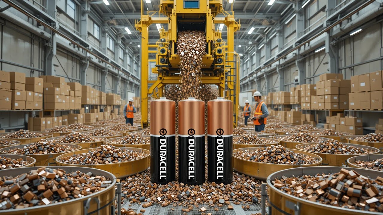 Inside a Duracell Factory | Over 3,500 Batteries Each Minute! - YouTube