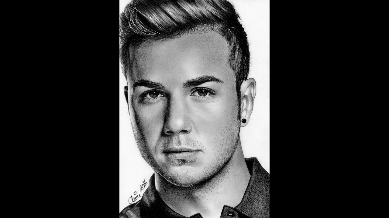 Mario Götze ♥ DFB Team ♥ GERMANY ♥ Fc Bayern München ♥ Speed Drawing ...