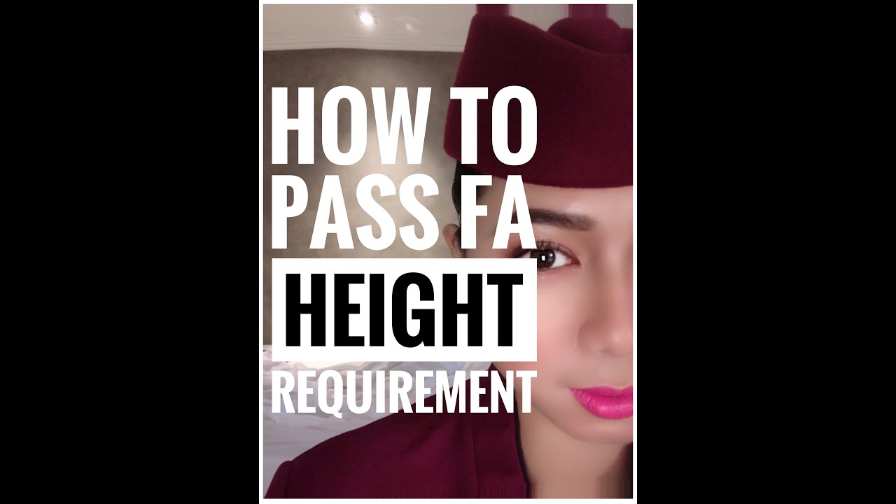 How to pass height requirement? | Cabin crew tips! | Part 3 - YouTube