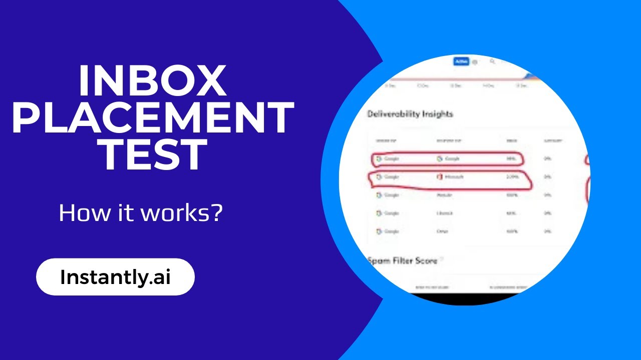 Inbox Placement Testing with Instantly.ai - How it Works - YouTube