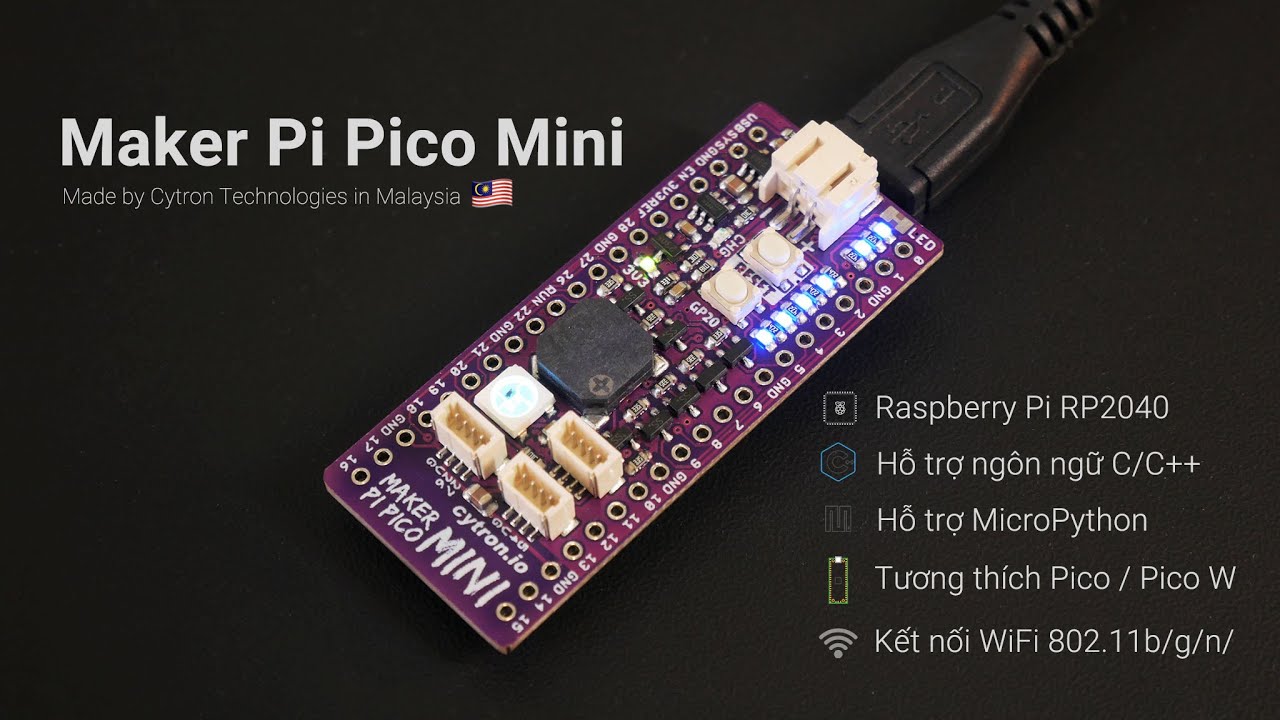 Maker Pi Pico Mini Bo Mạch Phát Triển Raspberry Pi Pico Pico W