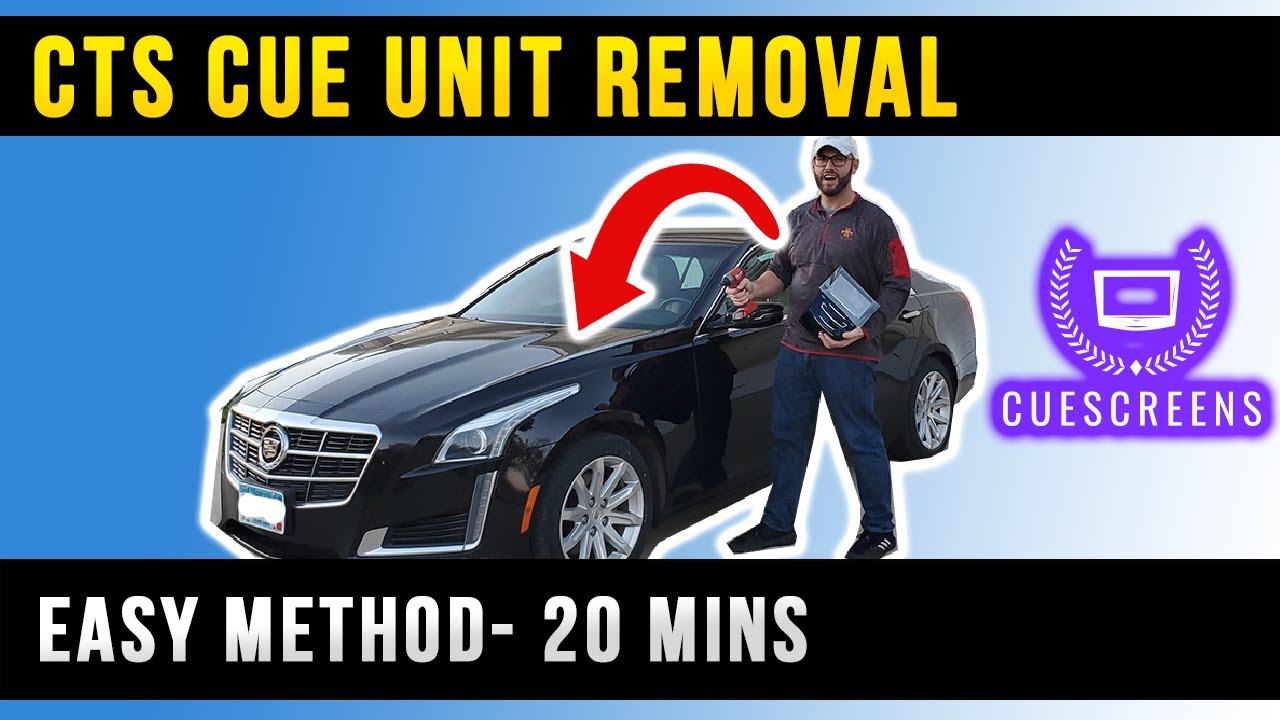 2014-2019 Cadillac CTS CUE Removal DIY Screen Replacement *Easy Method ...