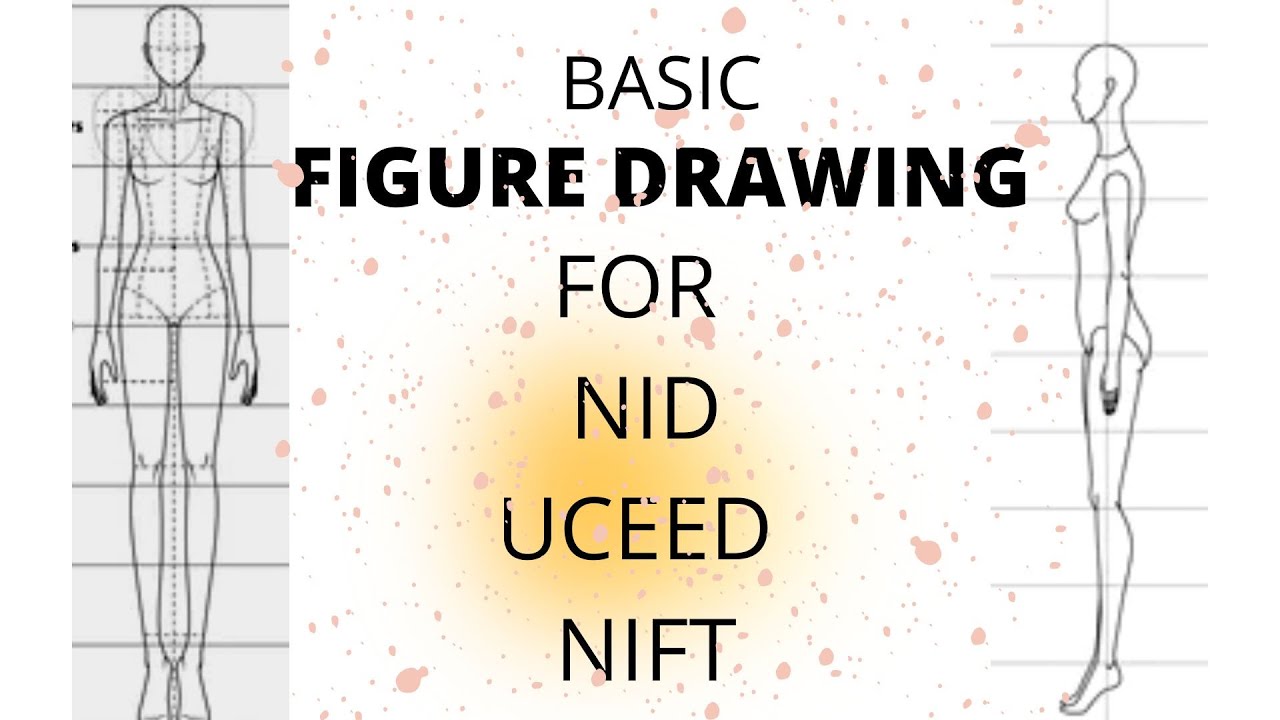 HOW TO DRAW HUMAN FIGURES FOR NIFT NID ENTRANCE EXAM - YouTube