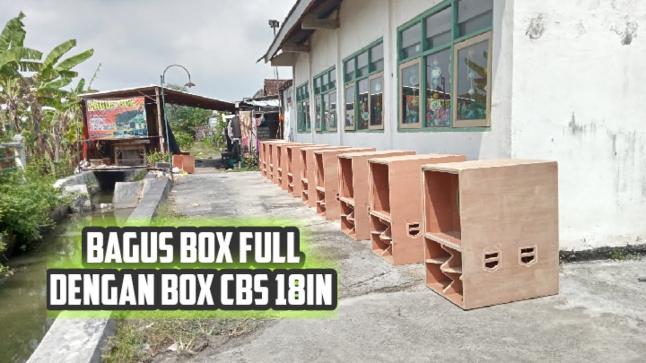 Review Box cbs fusion 18in pesanan dari luar Jawa - YouTube