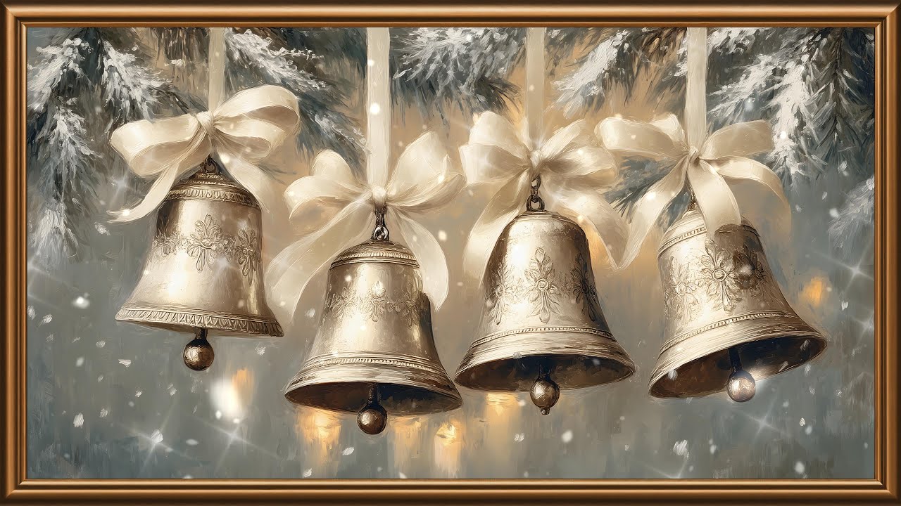 Silver Bells Christmas Ambience | Cozy Holiday Music | 4K Christmas ...