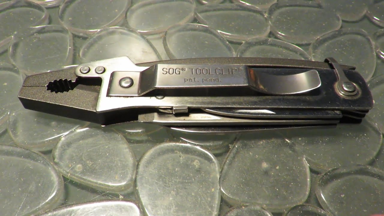 SOG TOOLCLIP S23 : First SOG Multi-Tool (1991) - YouTube