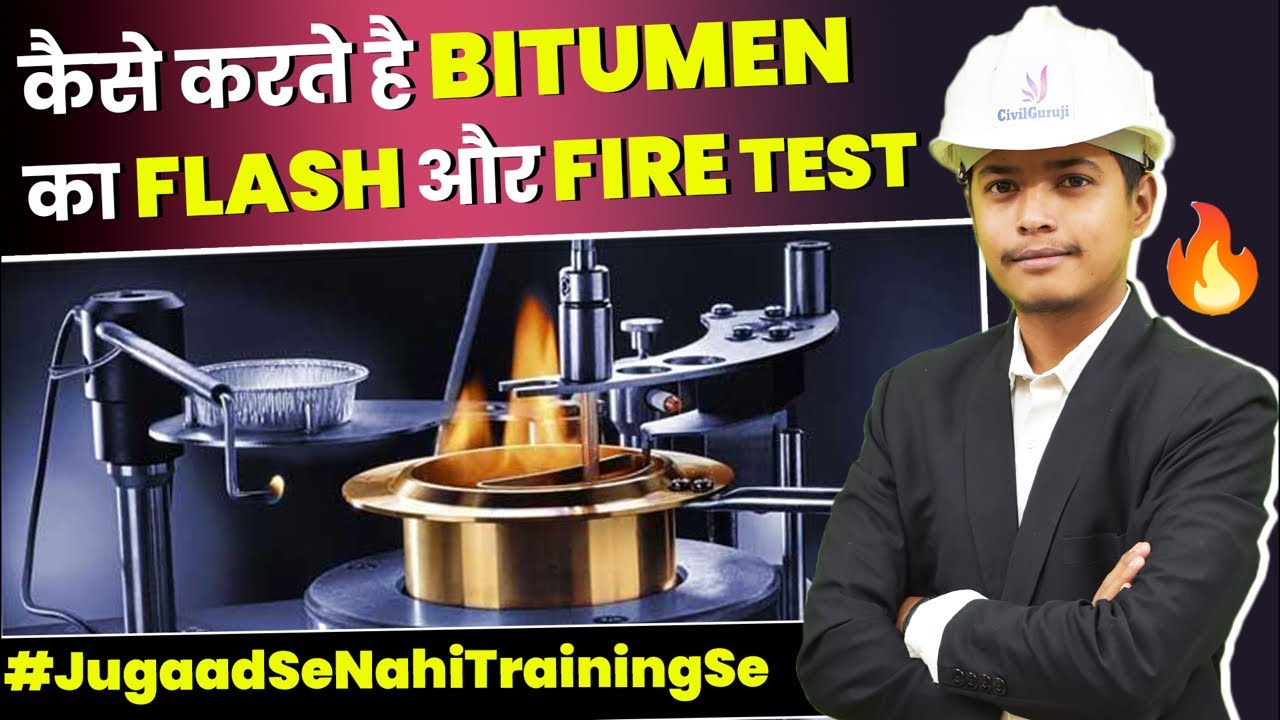 How To Perform Flash & Fire Point Test On Bitumen | Complete ...
