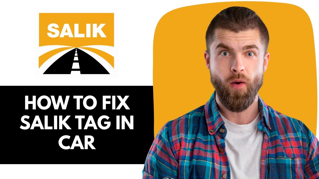 How to FIX salik tag in car | How To place salik tag | How To put salik ...