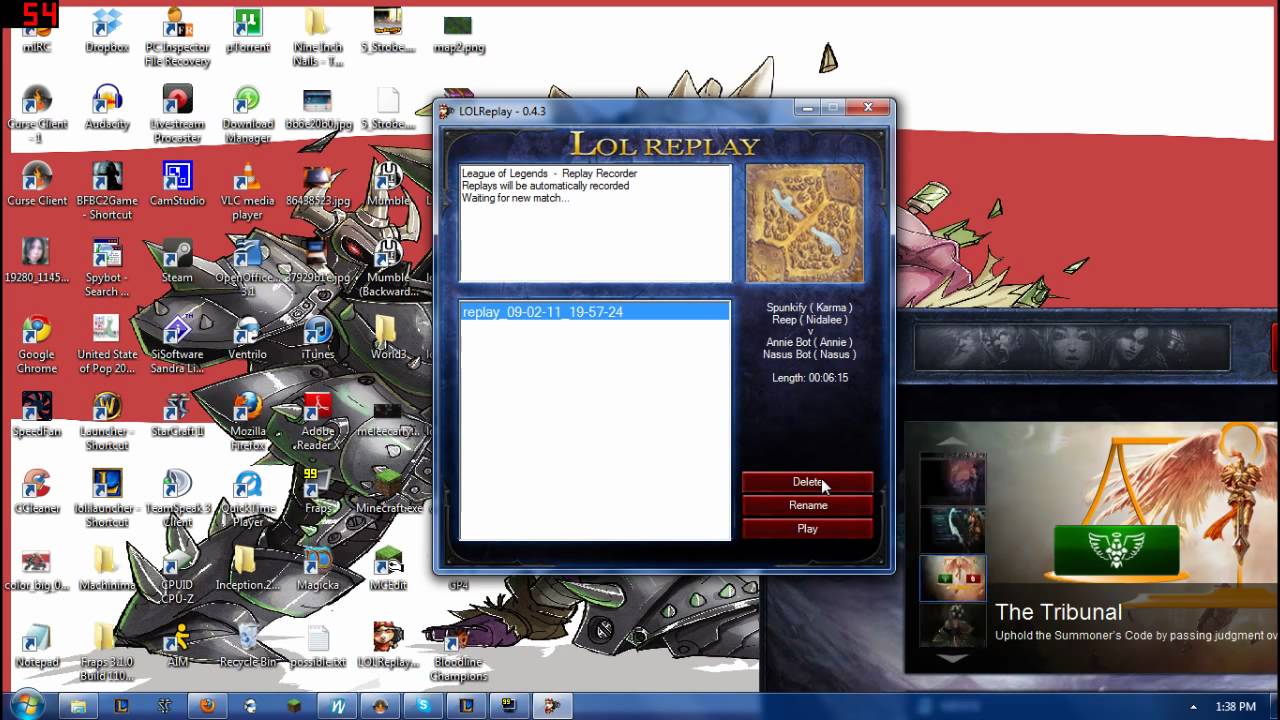 Great Scott! Replays for League of Legends!.....well sorta! - YouTube