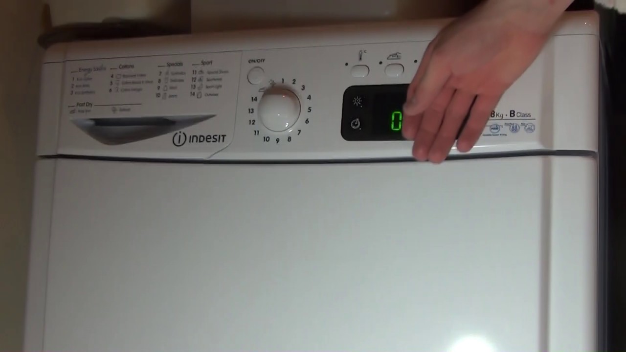 Indesit Advance IDCE8450 BH Dryer : Sport light cycle - YouTube