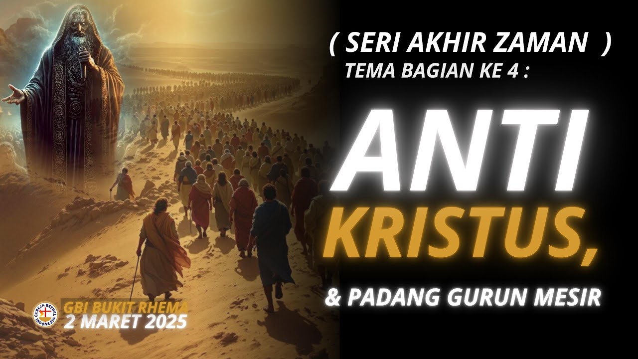 ANTI KRISTUS & PADANG GURUN MESIR - YouTube