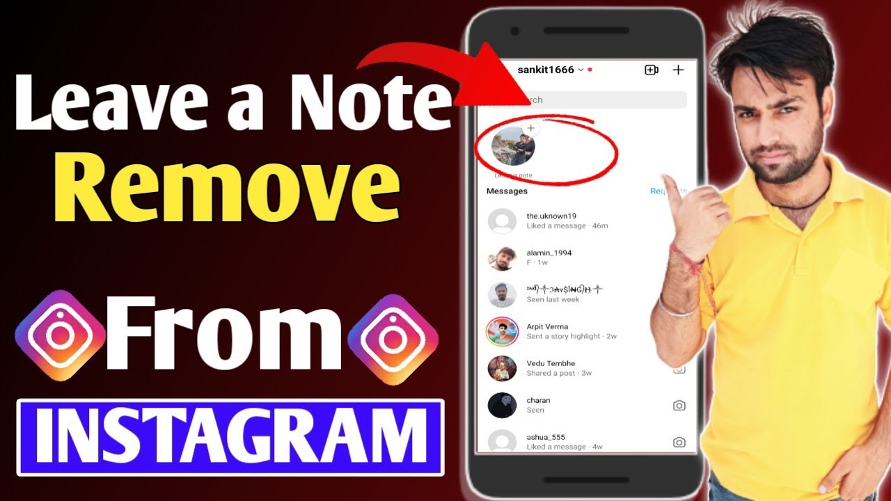 Leave a note option instagram se kaise hataye | Remove Leave a Note ...