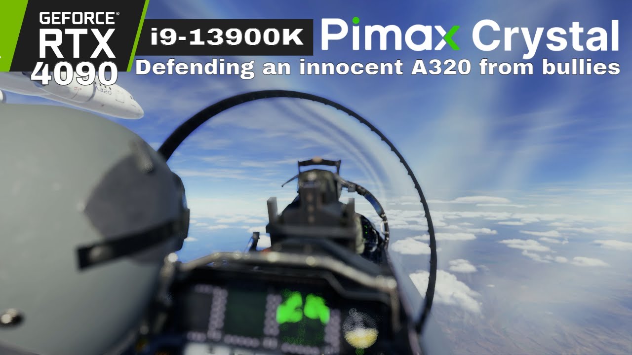 Defending an airliner from the bullies || [RTX 4090 & Pimax Crystal ...