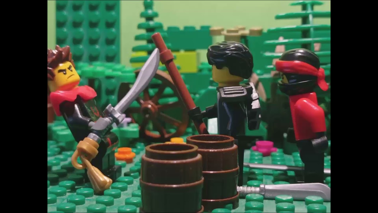 Lego random ninja fight - YouTube